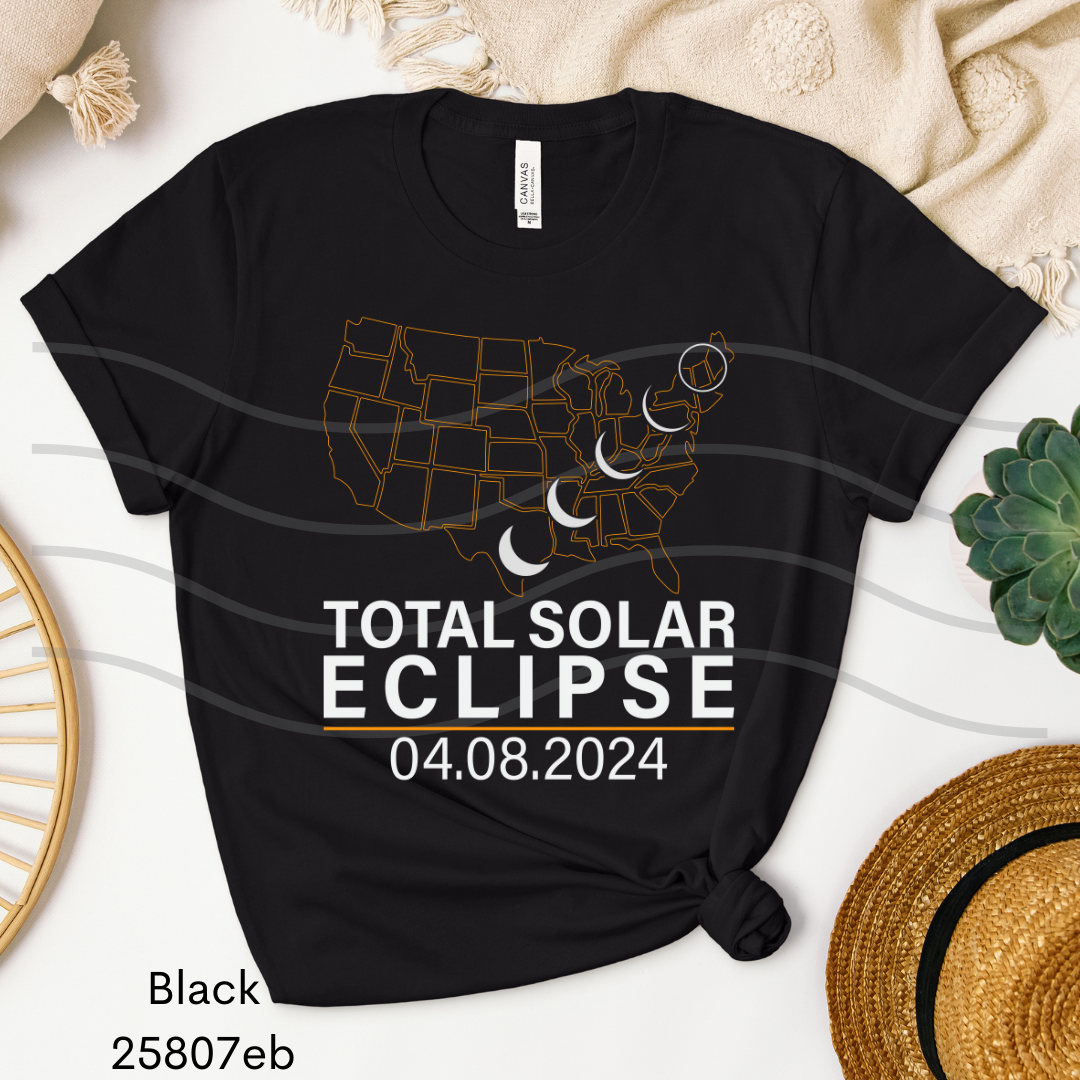 Total Solar Eclipse 04.08.2024 25707eb - Black | Welcome to Andi B's Boutique